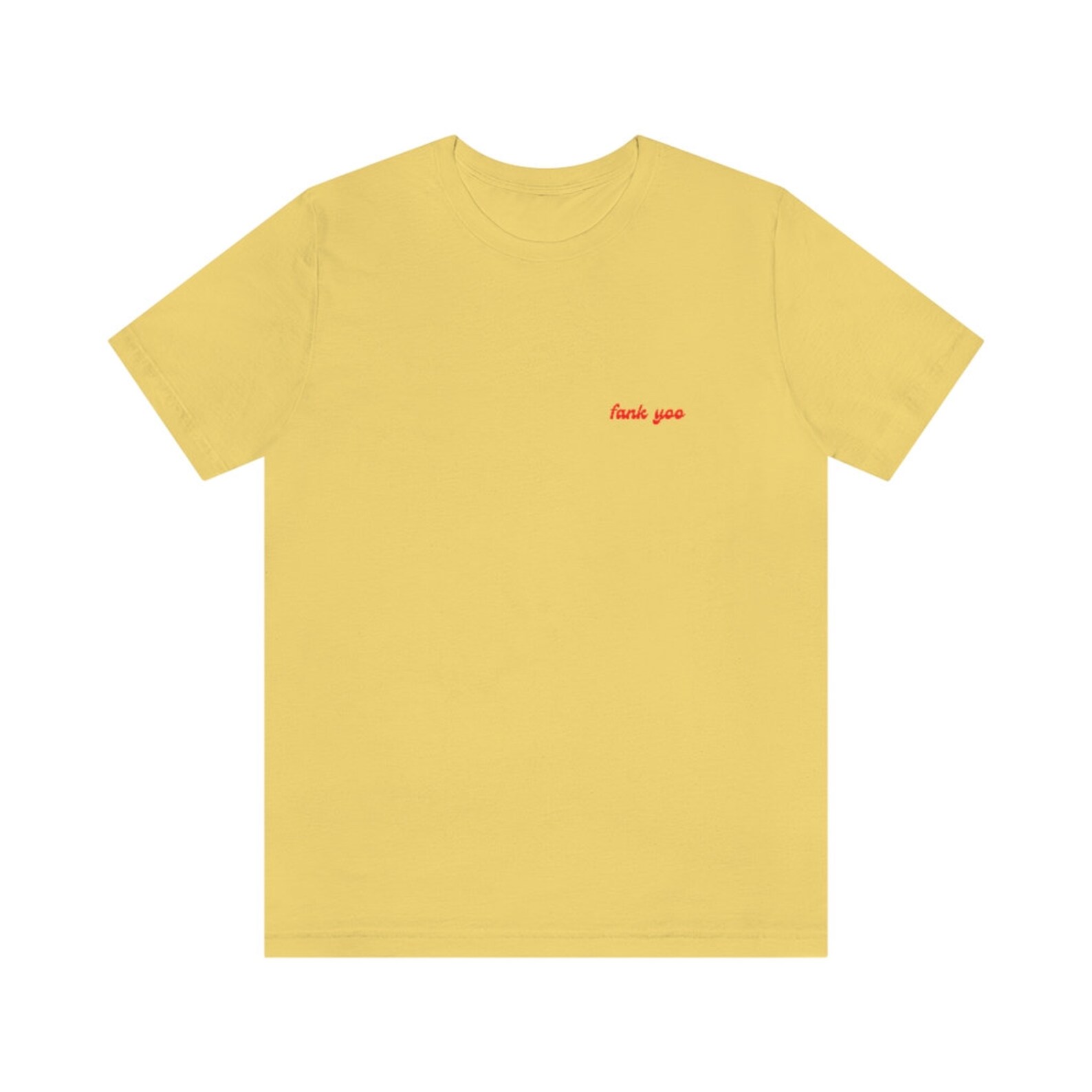 Fank Yoo Short Sleeve Tee - Etsy
