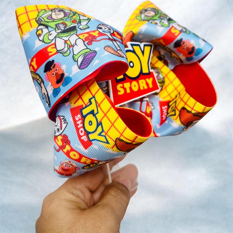 Jumbo Toy Story Hair Bow, Woody Print Hair Clip - Etsy
