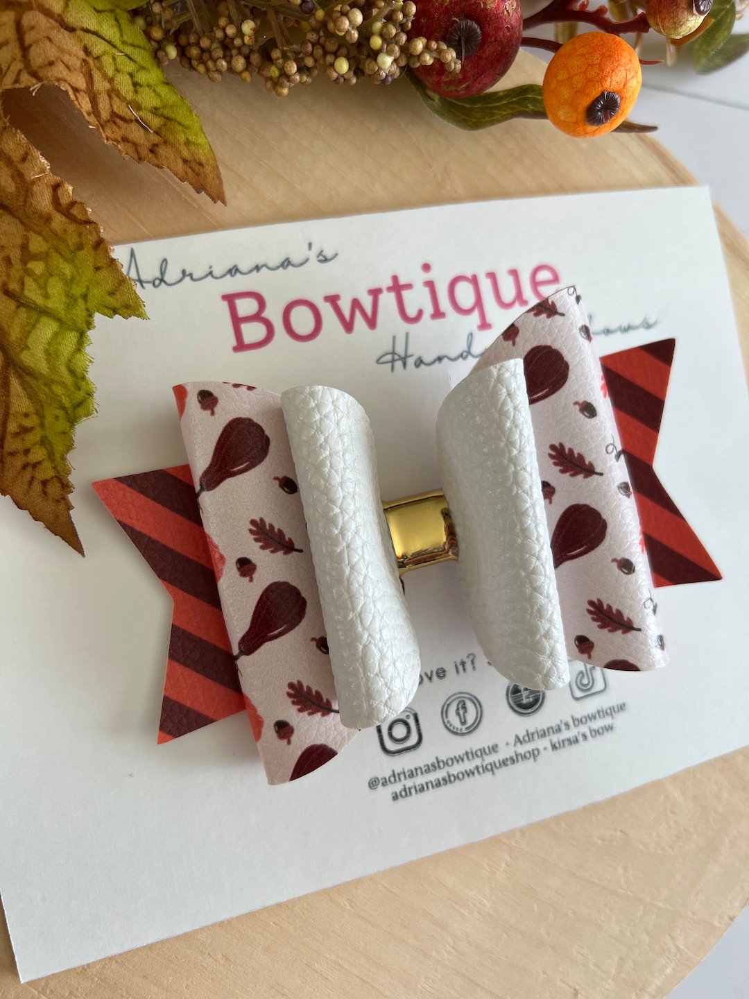 Cute Autumn Bows 4 for Girls and Little Girls Pumpkin Spice - Etsy