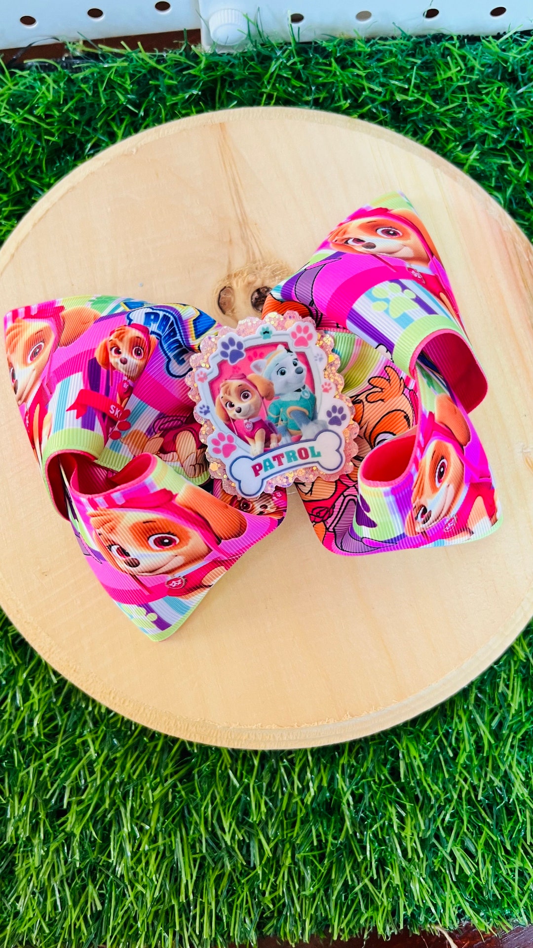 Paw Patrol Hair Bow, Sky Hair Bow, Sky Jumbo Bow, Sky Birthday Party ...
