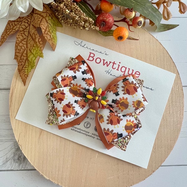 Thanksgiving Bows - Etsy