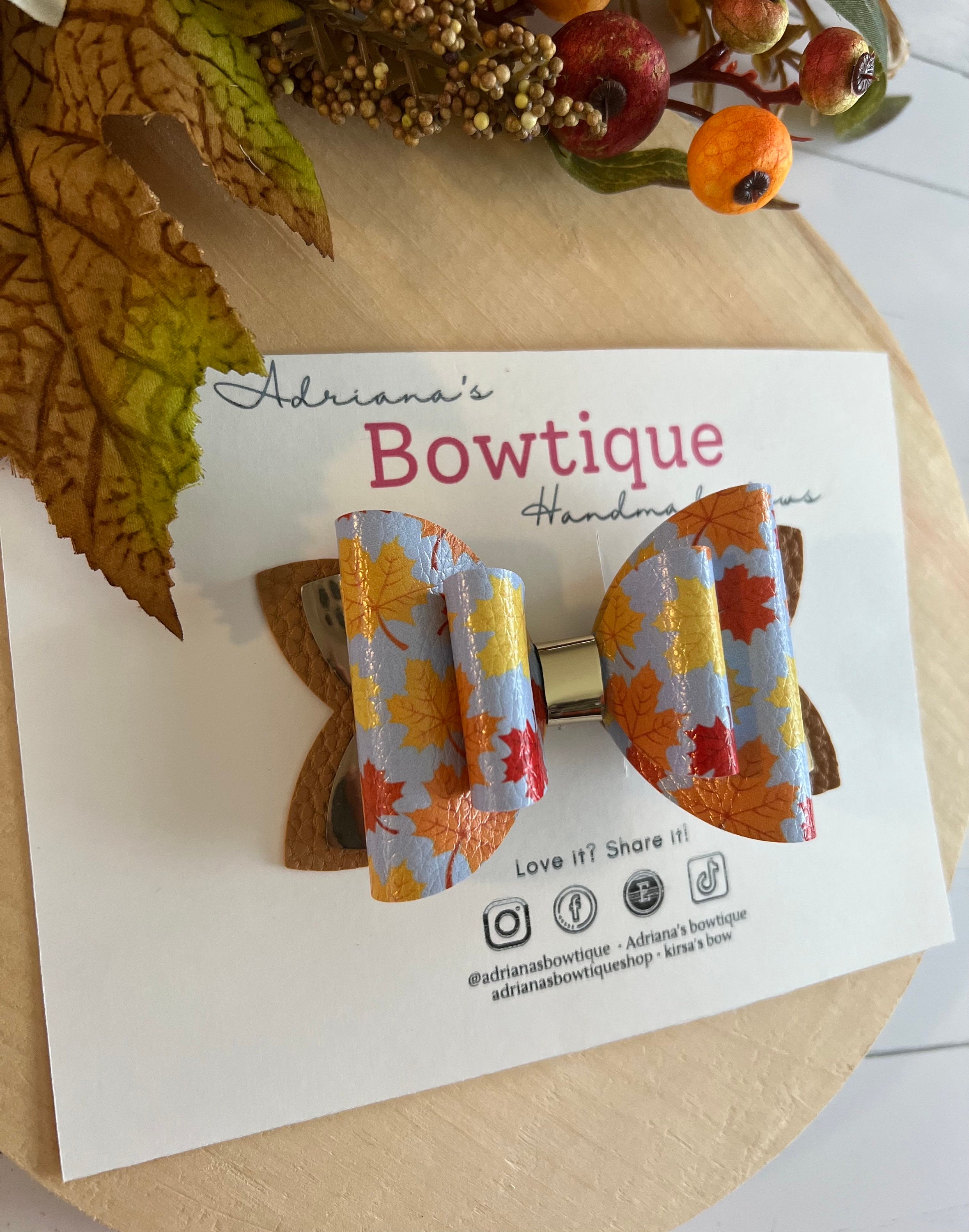 Cute Autumn Bows 4 for Girls and Little Girls Pumpkin Spice - Etsy