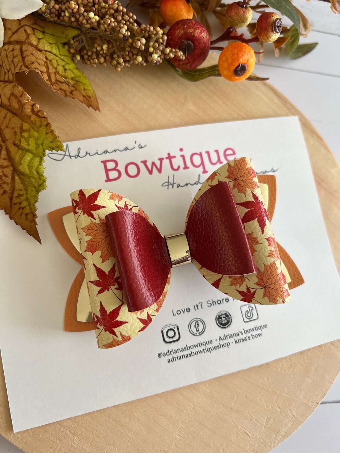 Cute Autumn Bows 4 for Girls and Little Girls Pumpkin Spice - Etsy