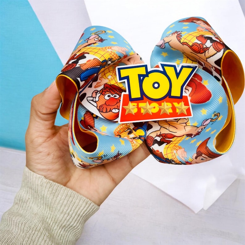 Jumbo Toy Story Hair Bow, Woody Print Hair Clip - Etsy