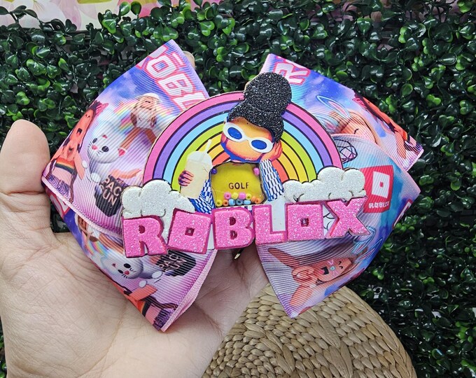 Roblox Hair Bow, Roblox Birthday Bow, Roblox Big Bow for Girls and ...