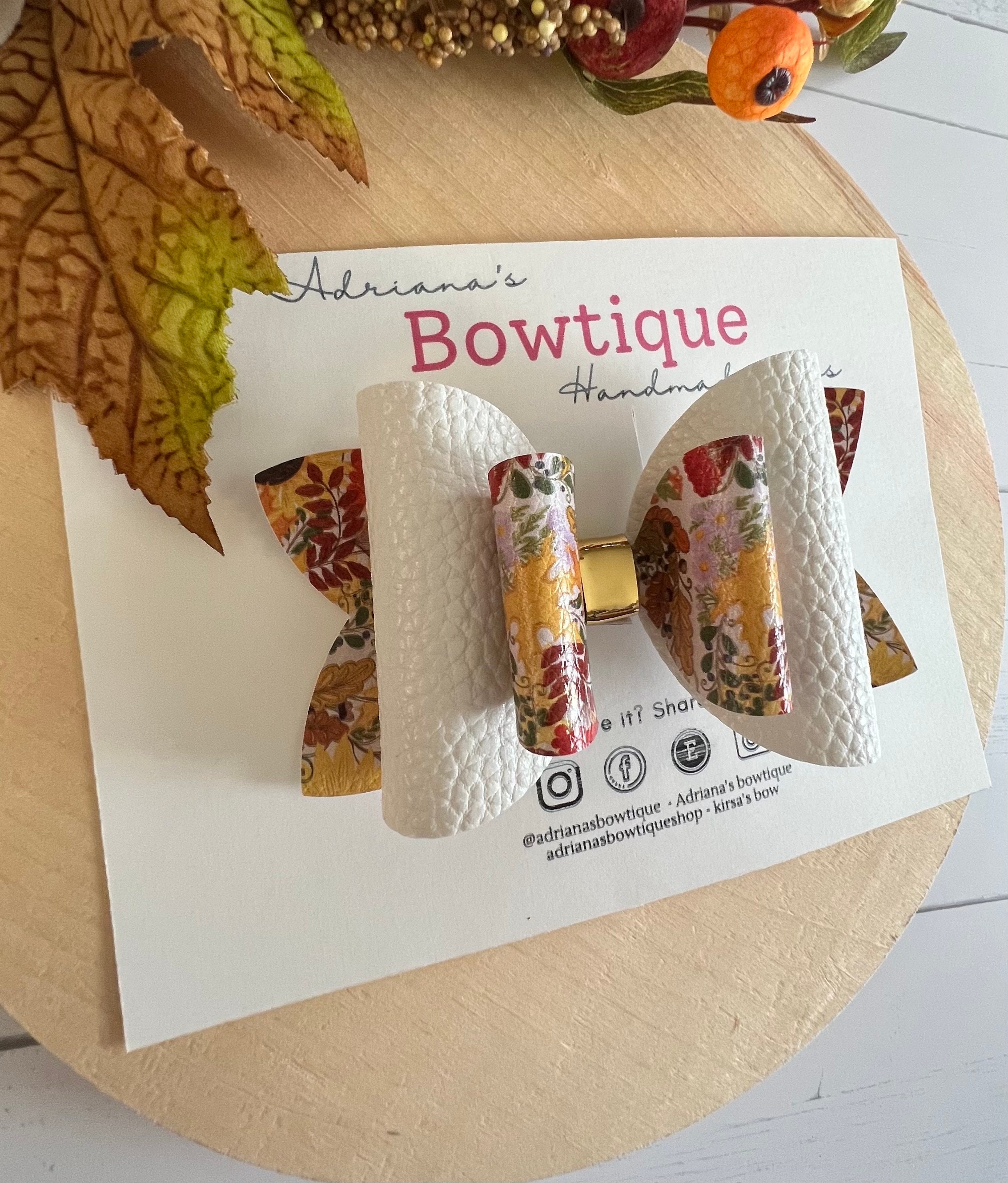 Cute Autumn Bows 4 for Girls and Little Girls Pumpkin Spice - Etsy