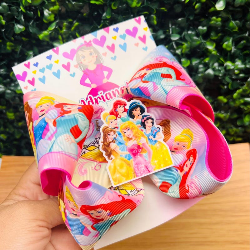 Princess Hair Bow - Etsy