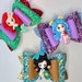 Princess Inspired Bow Mermaid Bow Character Princess Bows Princess ...