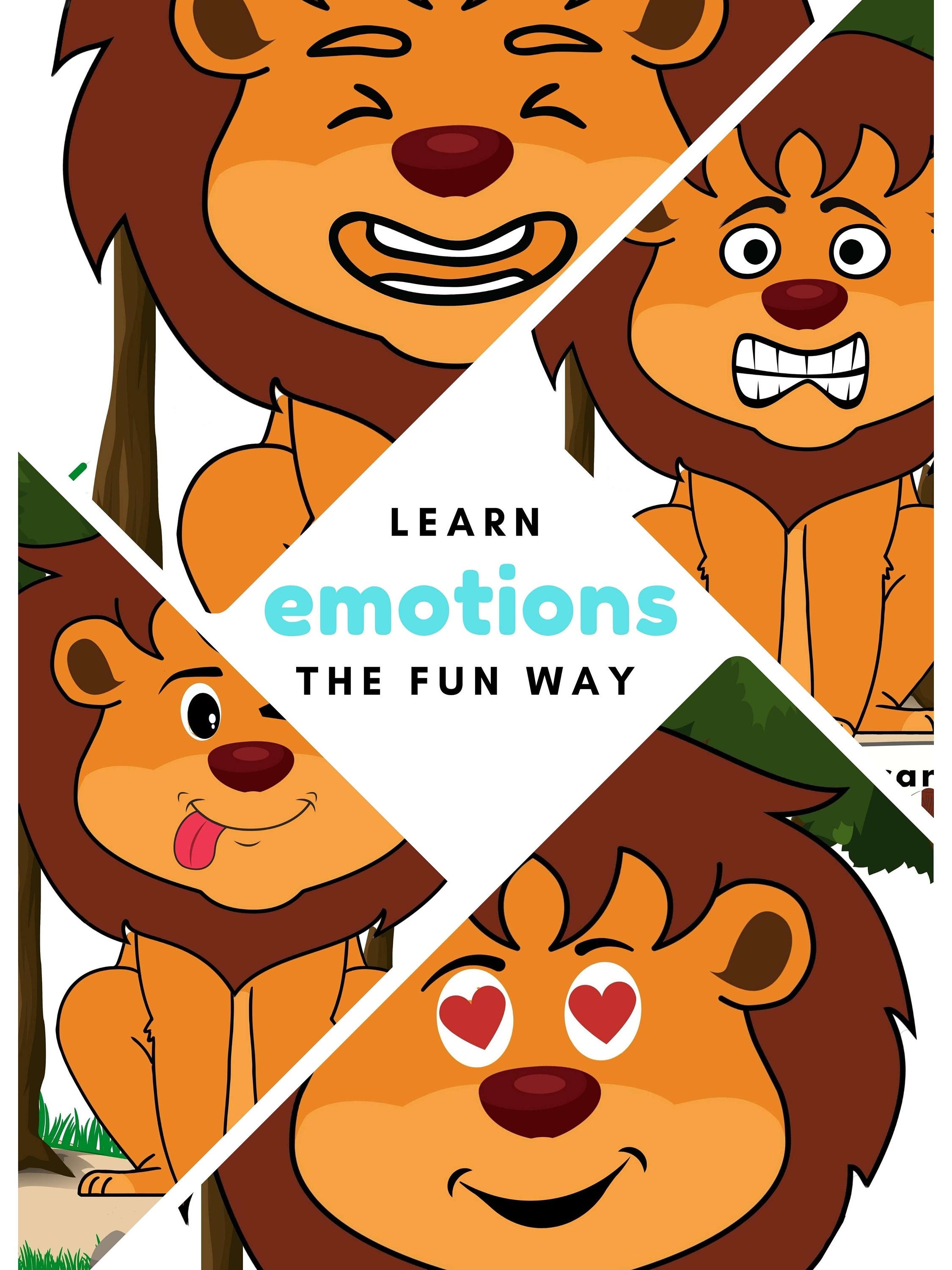 Lion Themed Emotions Matching Activity Printable - Etsy