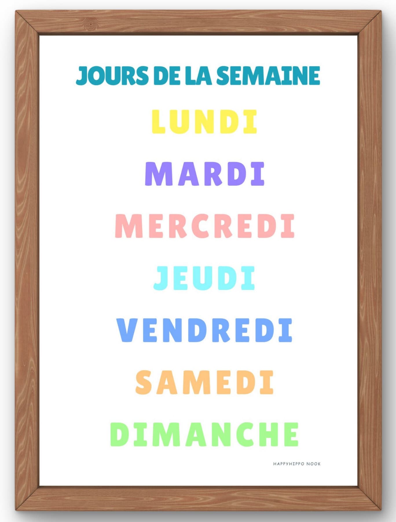 Jours De La Semaine, Days of the Week, Bonus Cut-out Pages - Etsy
