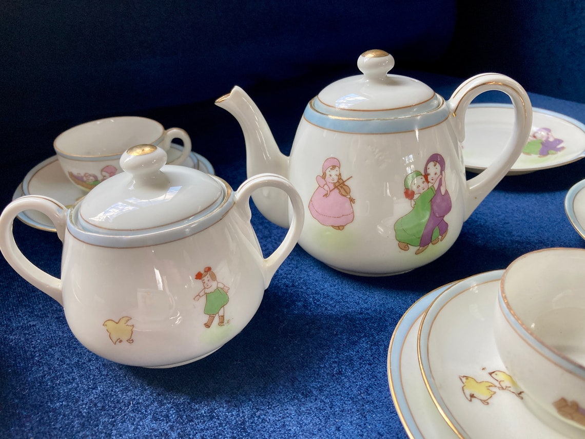 Antique Noritake Nippon Child's Tea Set - Etsy