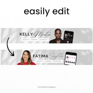 Black and White Youtube Brand Kit, Youtube Banner Black and White ...