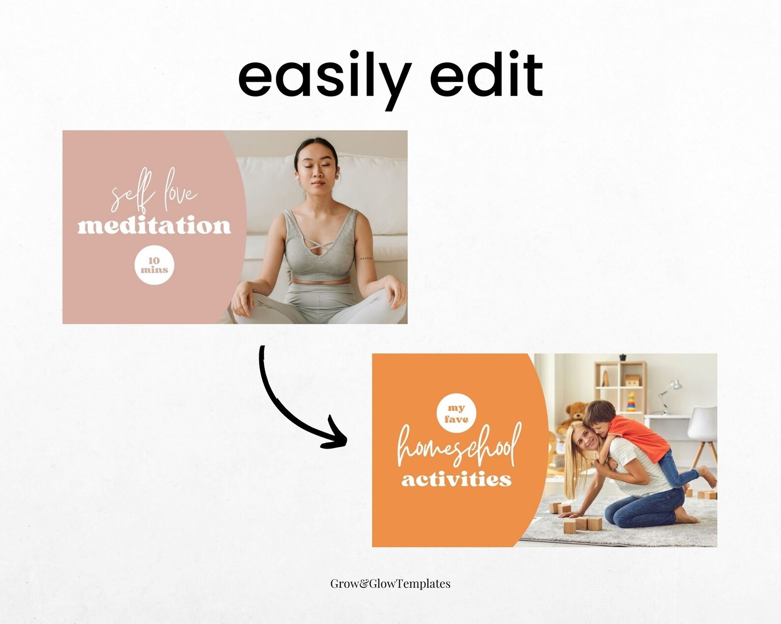 Youtube Banner Modern Templates Canva Pink, Youtube Banner for Kids ...