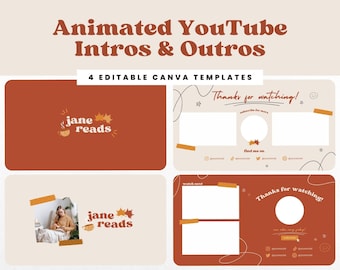 Aesthetic Youtube Intro Template - Etsy