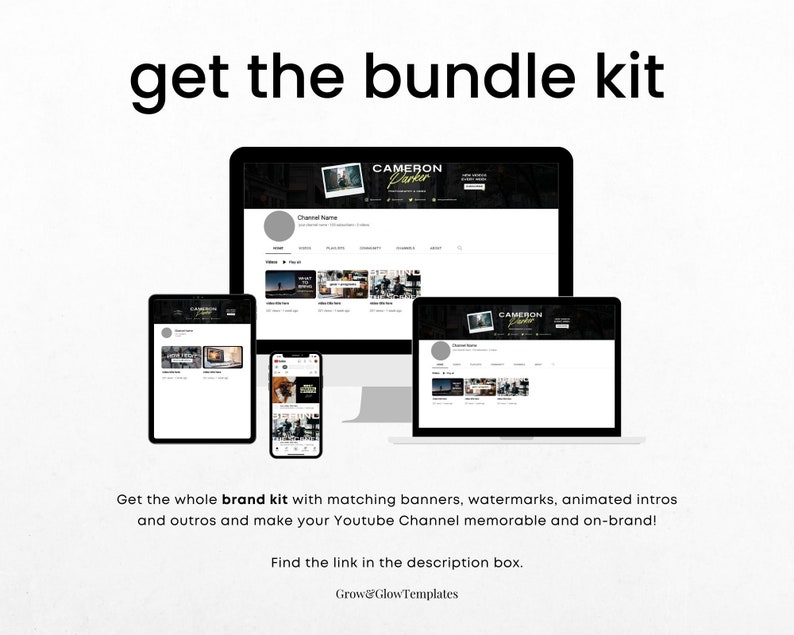 Modern Youtube Thumbnail Templates Canva, Minimal Youtube Thumbnails ...