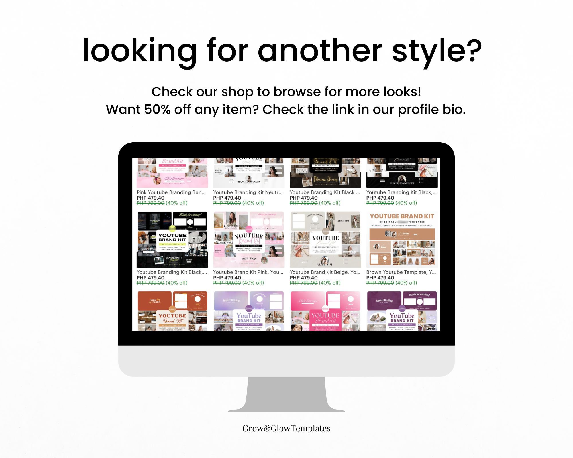 Modern Youtube Thumbnail Templates Canva, Minimal Youtube Thumbnails ...