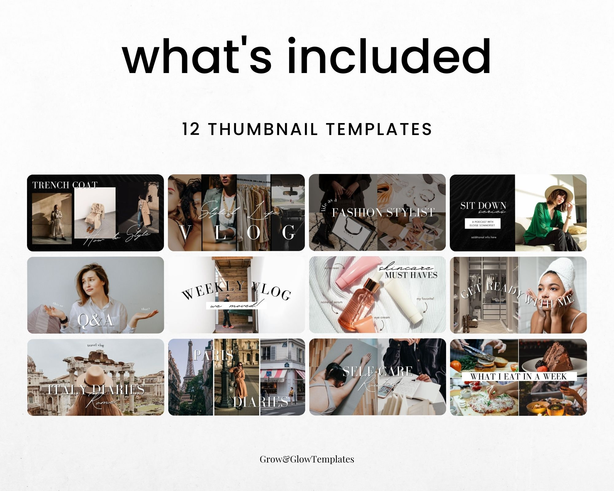Youtube Thumbnail Templates Canva, Editable Youtube Thumbnails Canva ...