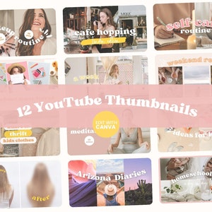 Canva Youtube Thumbnail, Modern Youtube Thumbnails, Retro Youtube ...