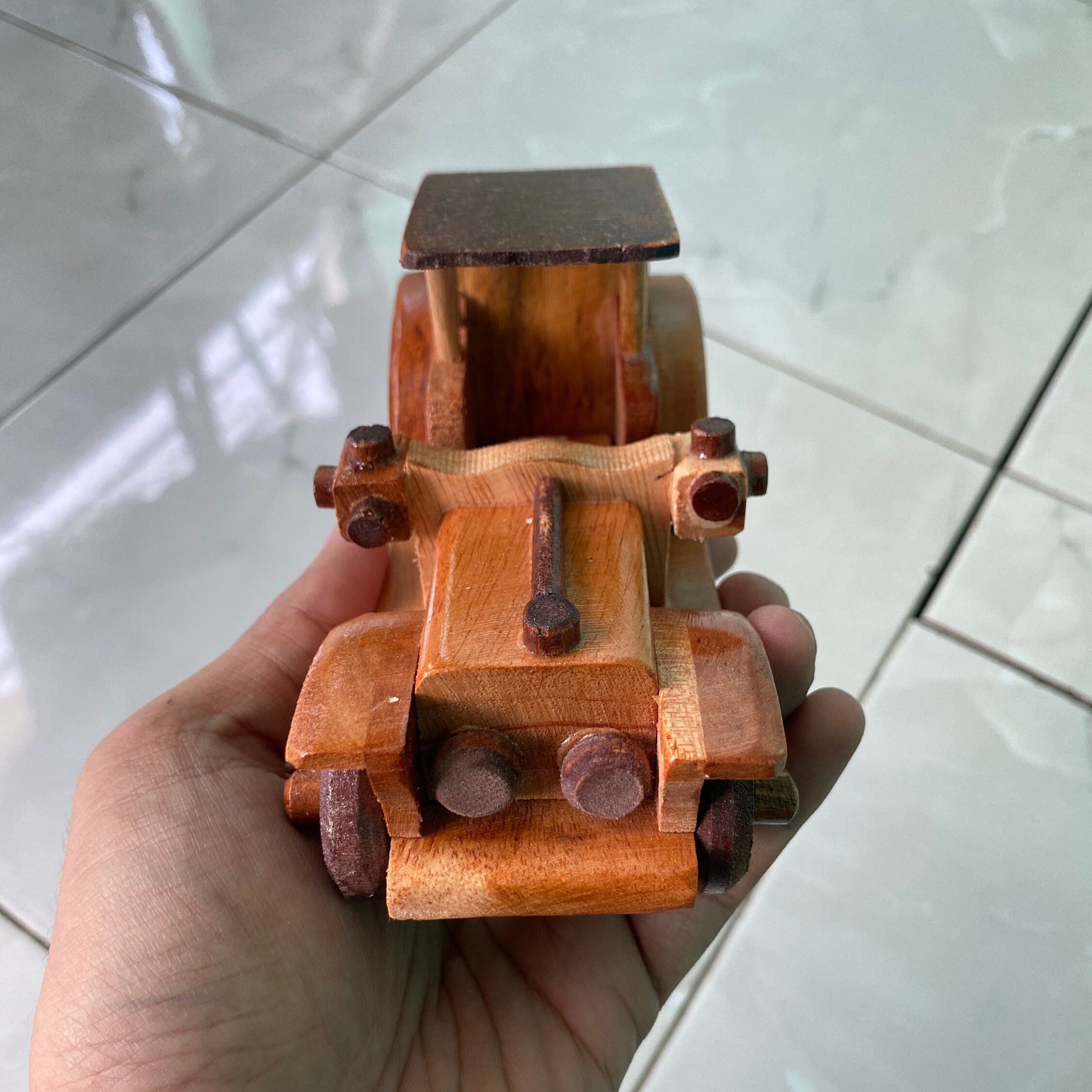 Retro Car Wooden Miniature - Etsy