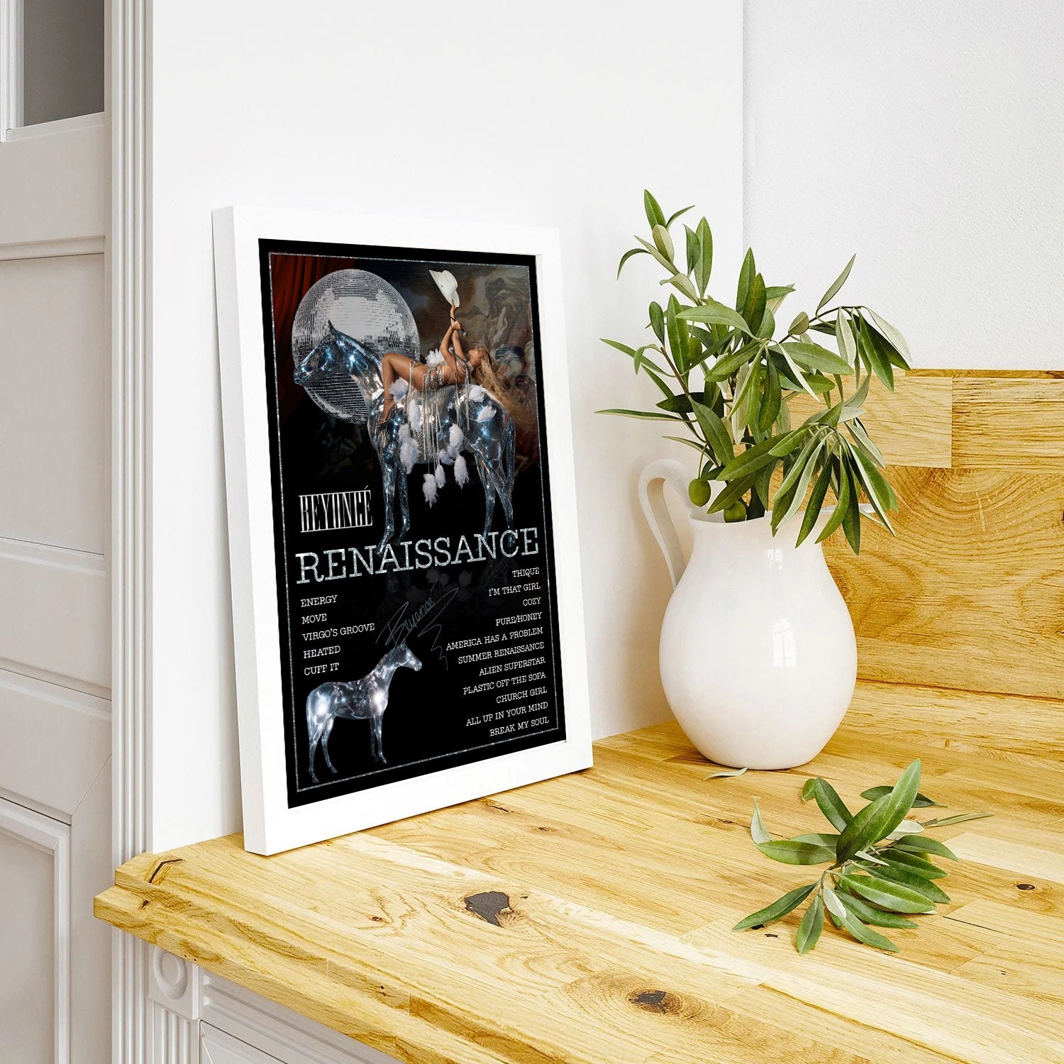 Album Renaissance poster, Beyonce 2023 Renaissance World Tour poster ...