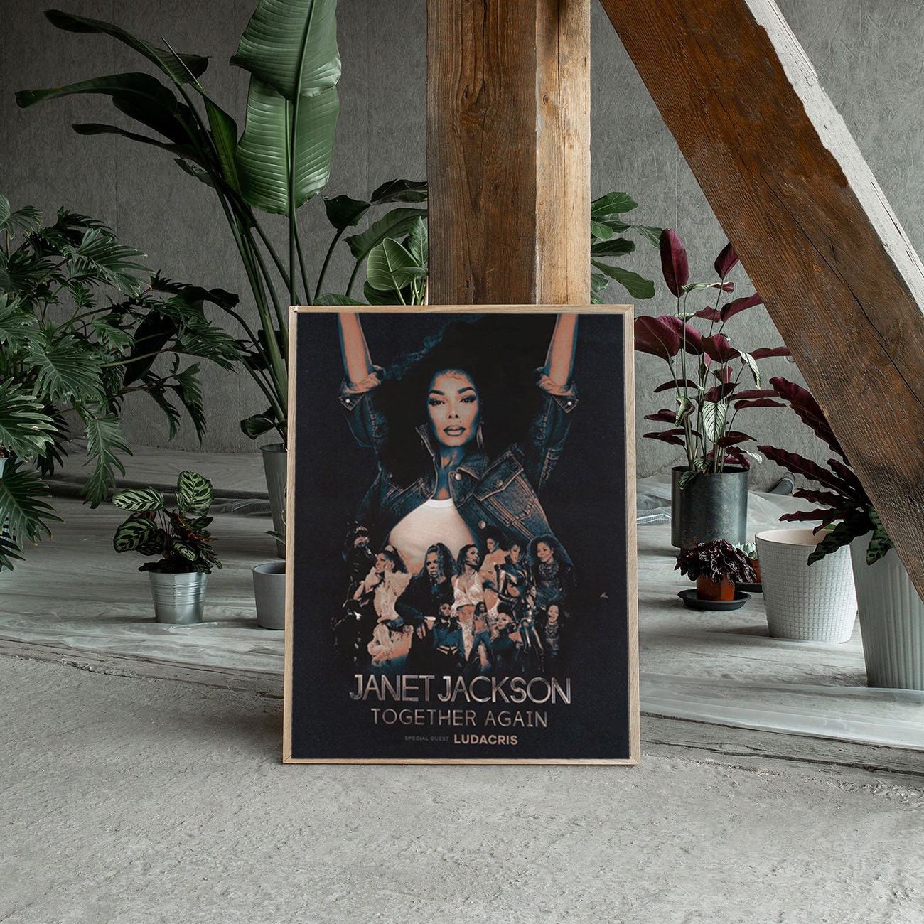 Janet Jackson Announces 2023 Together Again North American Tour 2023 Poster