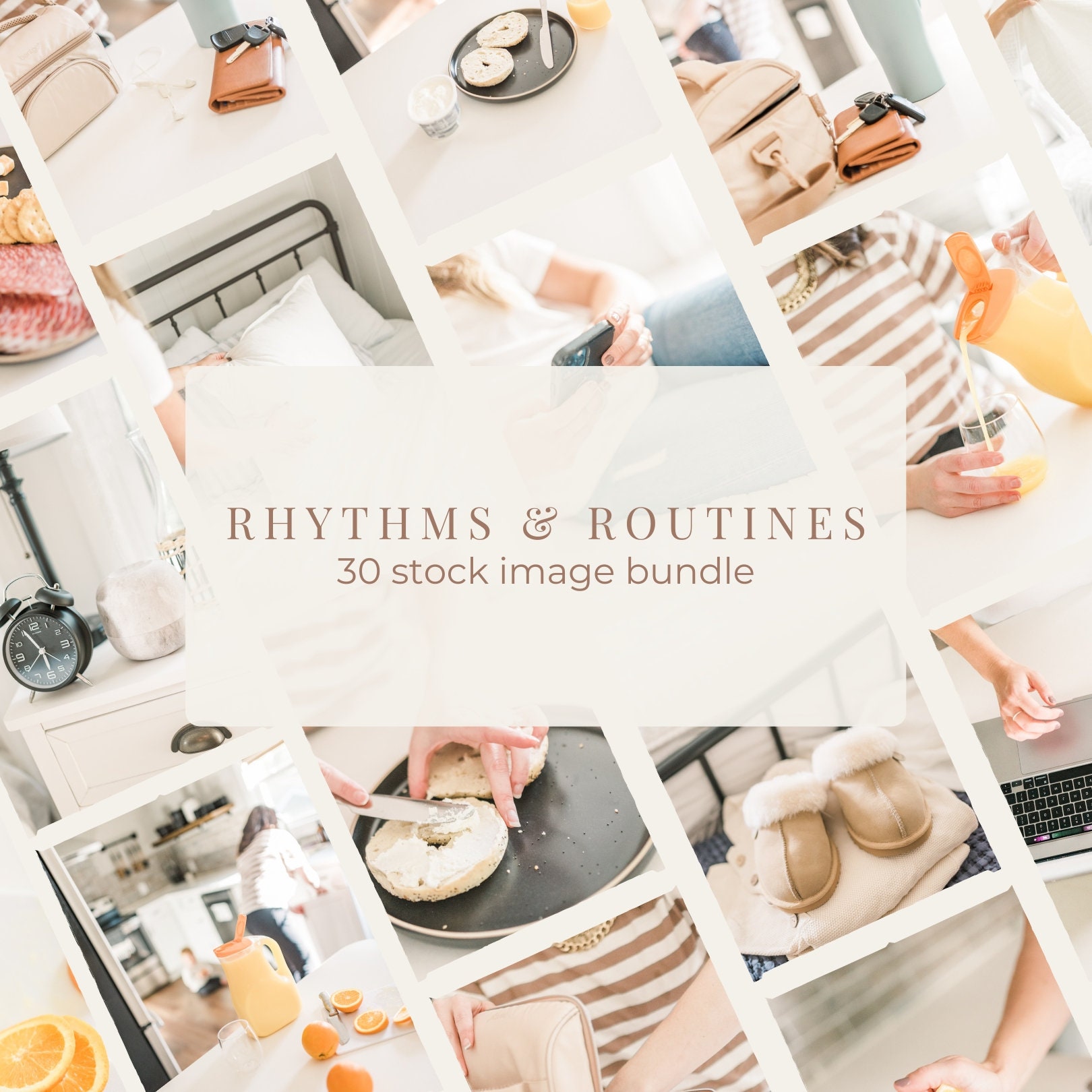 Daily Routines Stock Photo Bundle / Lifestyle Daily Rhythms Styled ...