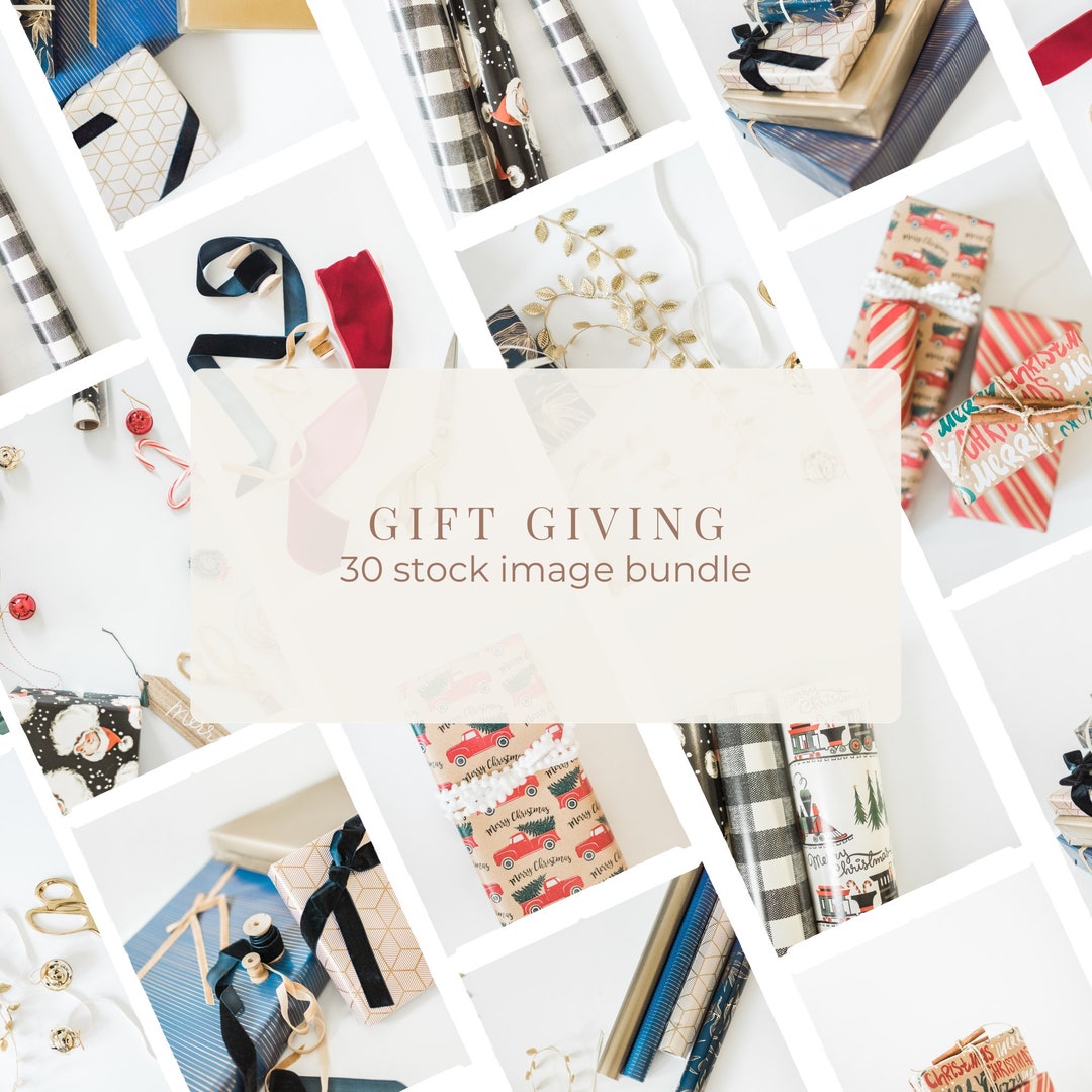 Gift Giving Stock Image Bundle / 31 Delightful Images for the Season of ...