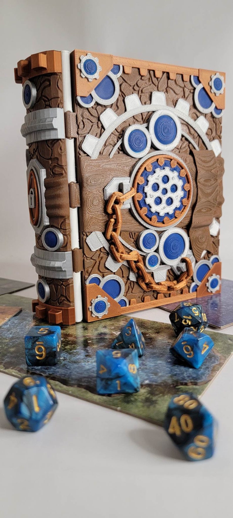 Custom Dice Bookdnd Spellbook Dice Box & Tray Table Top - Etsy