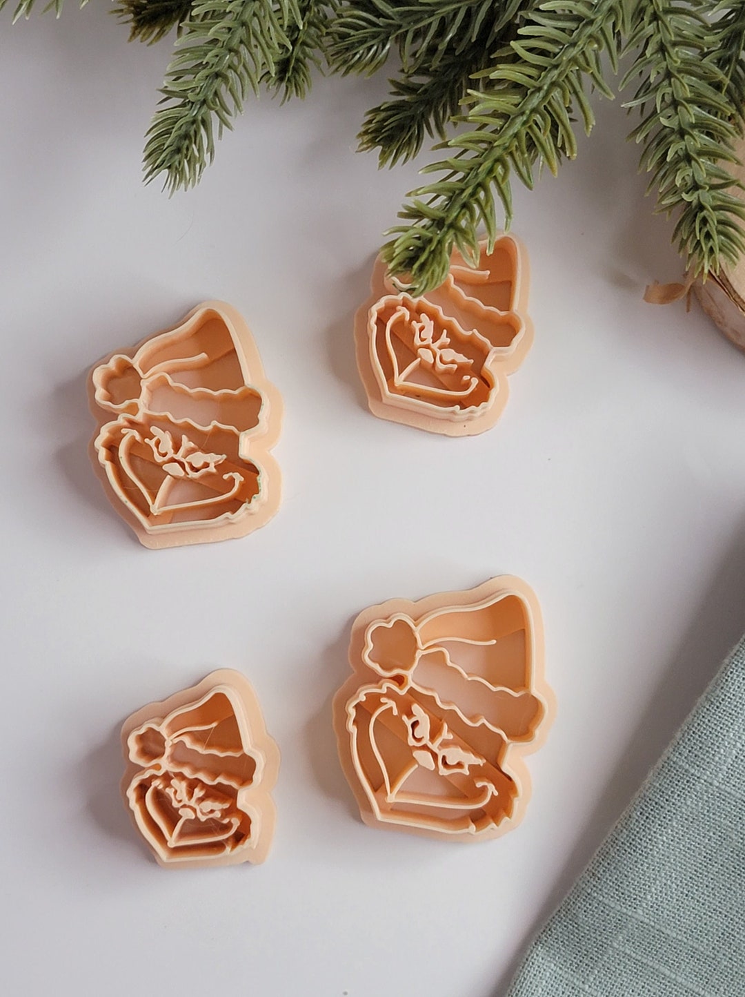 Grinch Polymer Clay Cutter|for Making Polymer Clay Earrings | Christmas ...