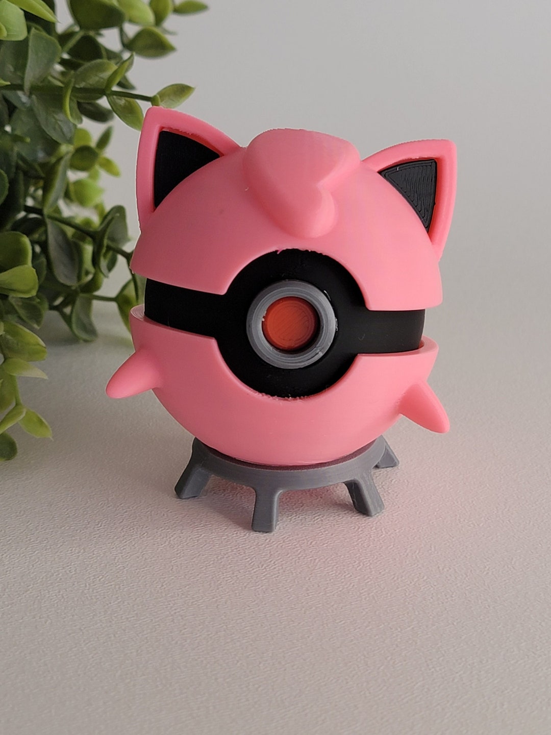 Jigglypuff Pokeball, Jigglyball Themed Pokeball - Etsy