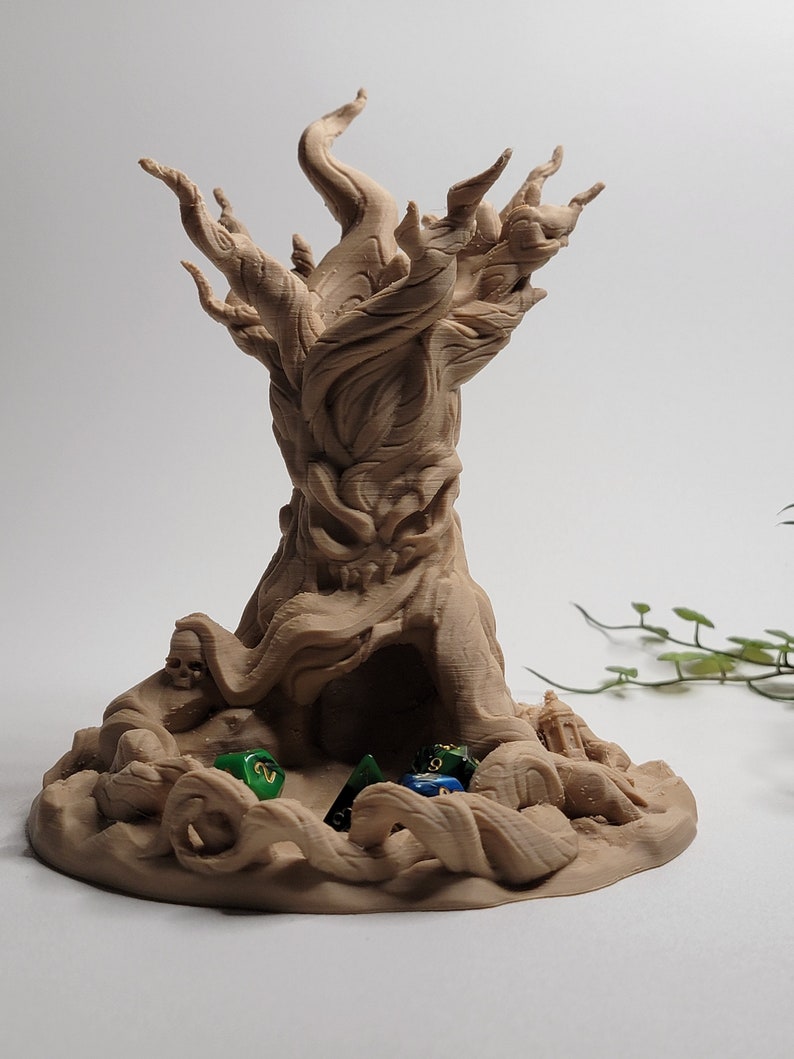 Horror Tree Dice Tower Dice Towertable Top Roll Playing - Etsy