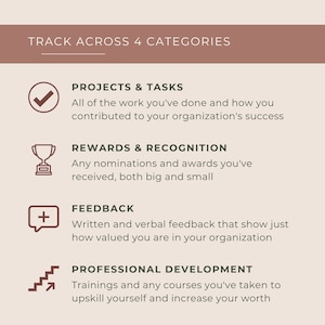 The Brag Book: Career Accomplishment Tracker for MS Excel, Google ...