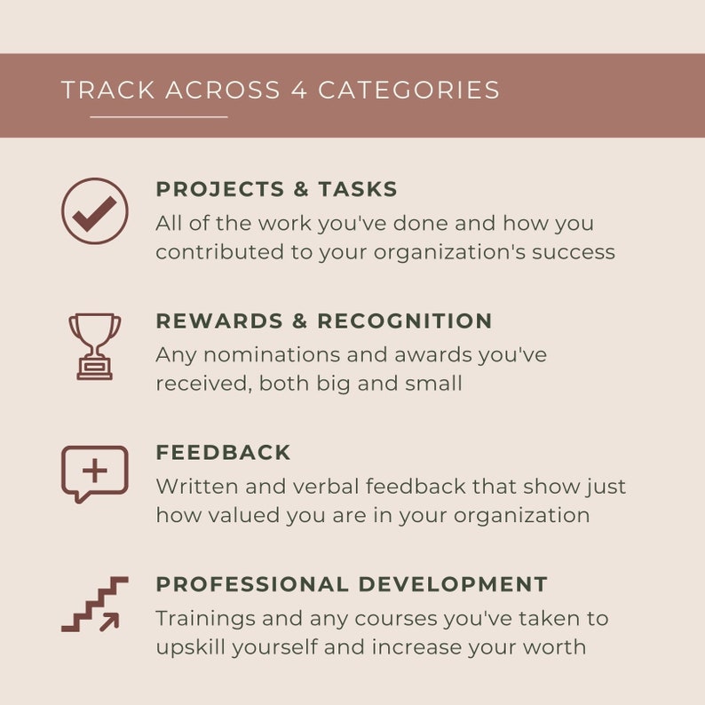 The Brag Book: Career Accomplishment Tracker for MS Excel, Google ...