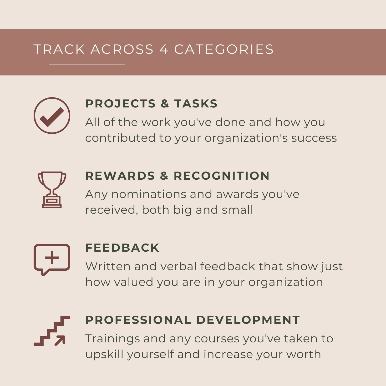 The Brag Book: Career Accomplishment Tracker for MS Excel, Google ...