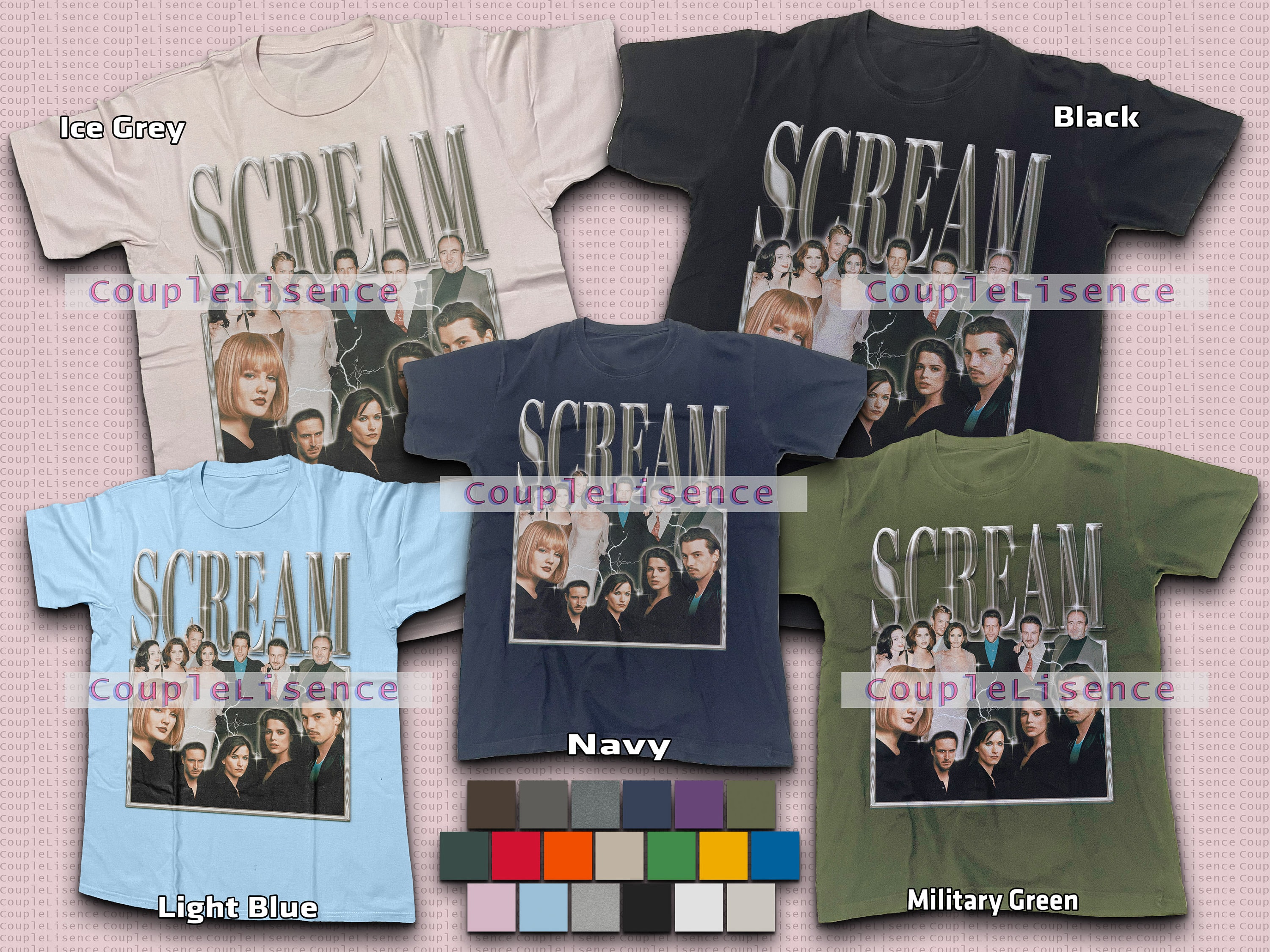 SCREAM 1 MOVIE Vintage Shirt | Scream Movie Homage Tshirt | Scream ...