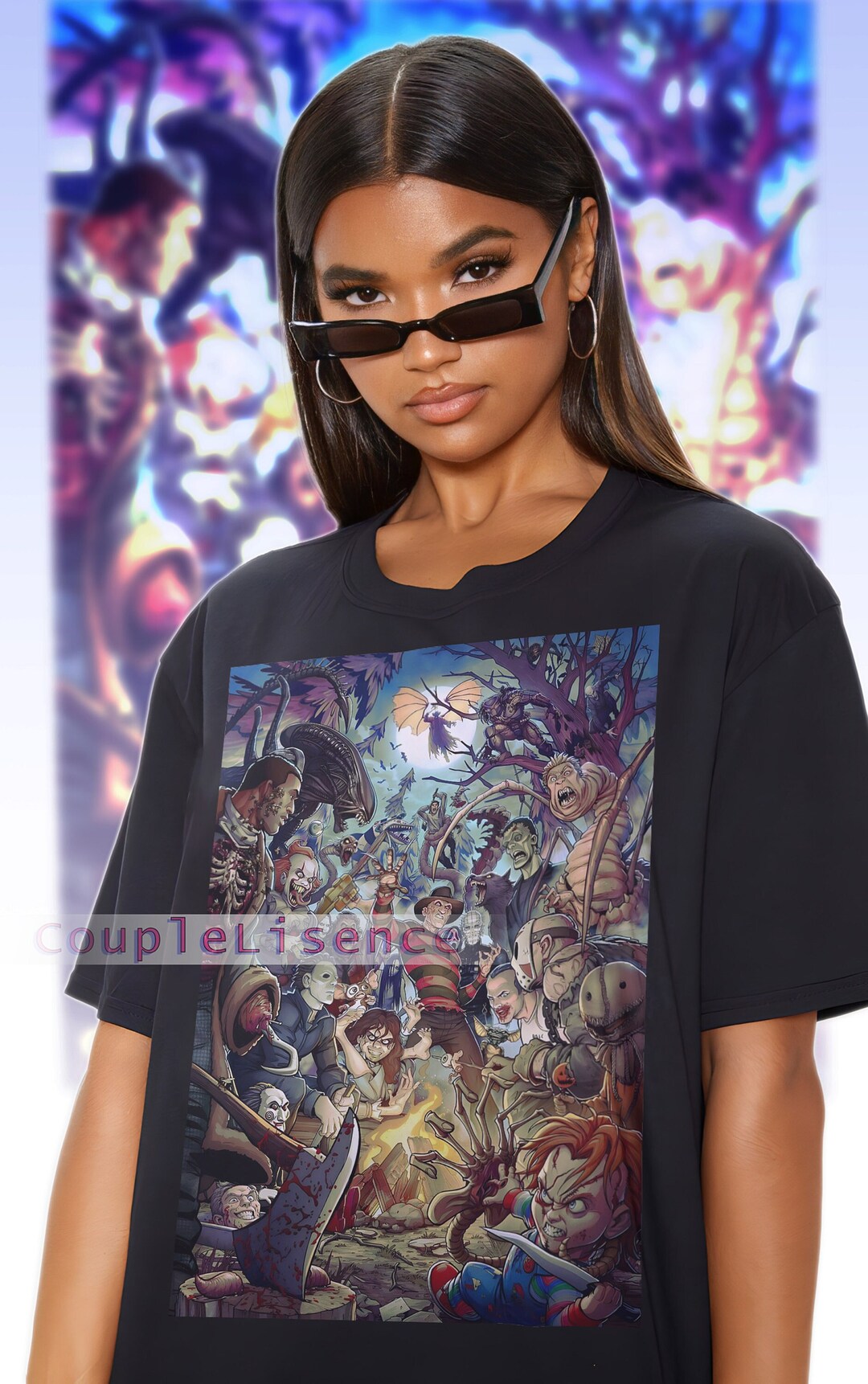 Bootleg HORROR VILLAINS Vintage Horror Villains Homage Fan - Etsy