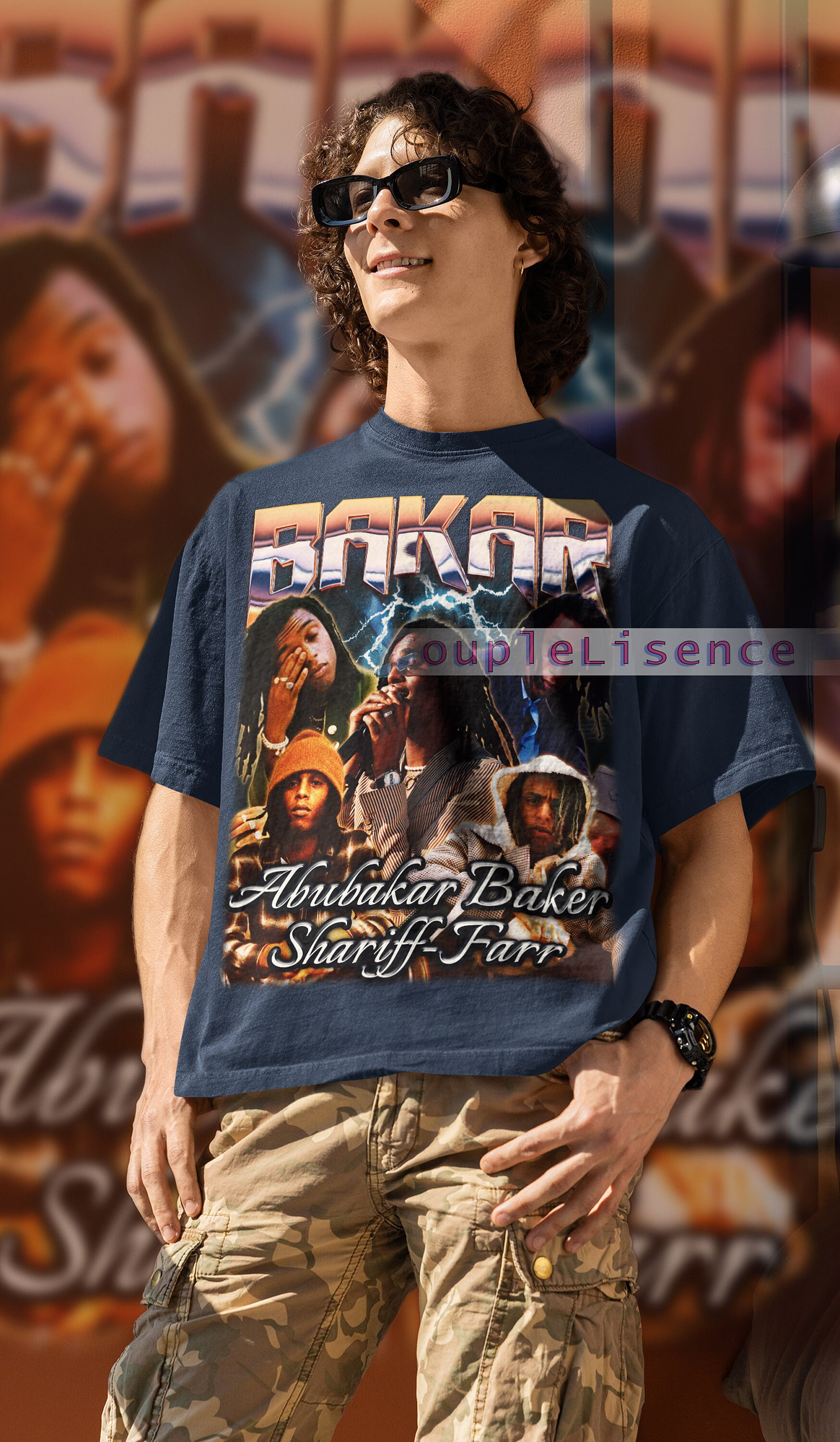 BAKAR Abubakar Baker SHARIFF-FARR Vintage Shirt Bakar Homage - Etsy