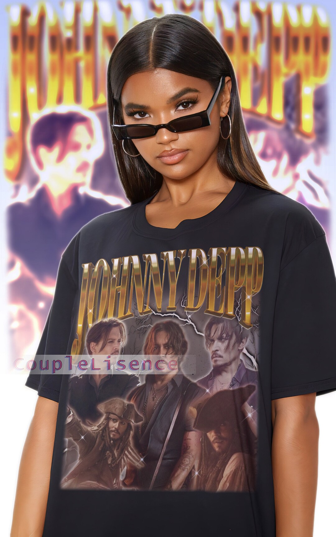 Bootleg JOHNNY DEPP Vintage Shirt Johnny Depp Homage Fan Tees Johnny ...