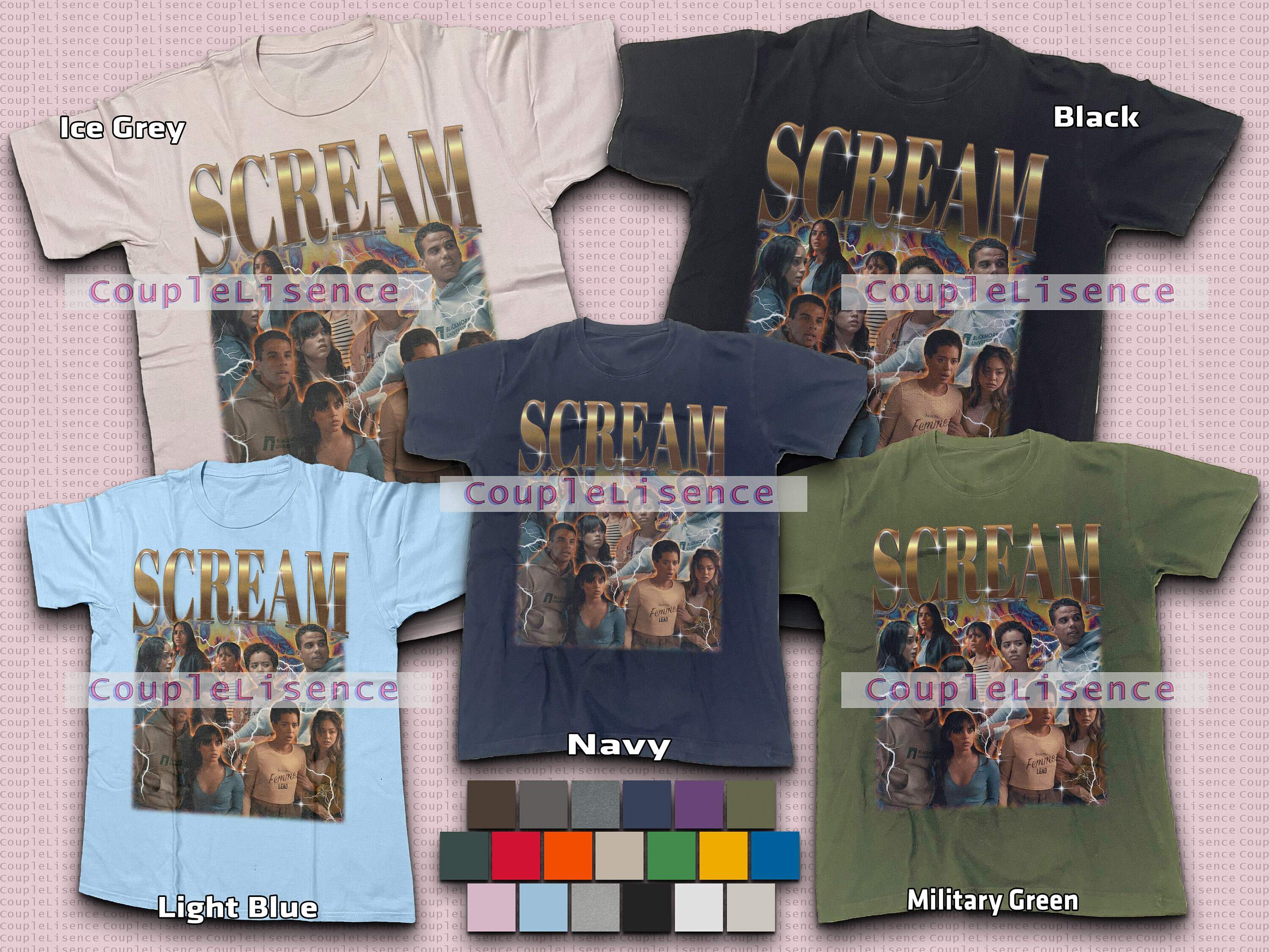 SCREAM 5 MOVIE Vintage Shirt | Scream Movie Homage Tshirt | Scream ...