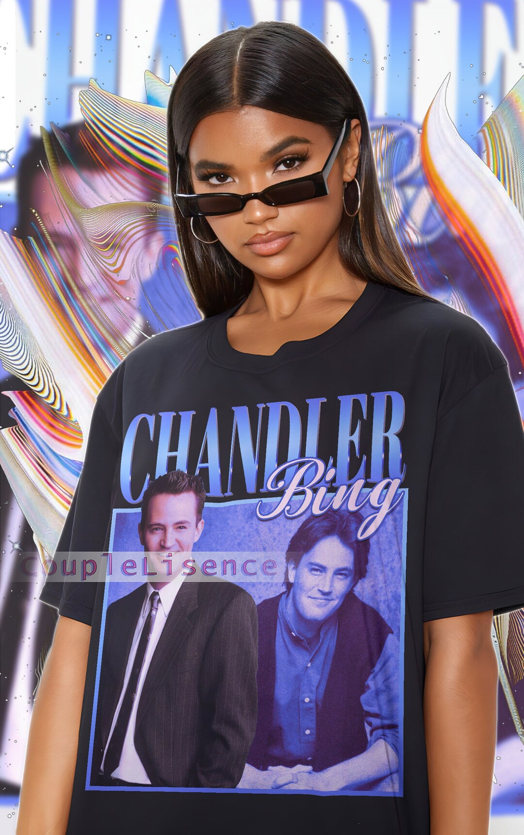 CHANDLER BING Vintage Shirt Chandler Bing Homage Tshirt Chandler Bing ...