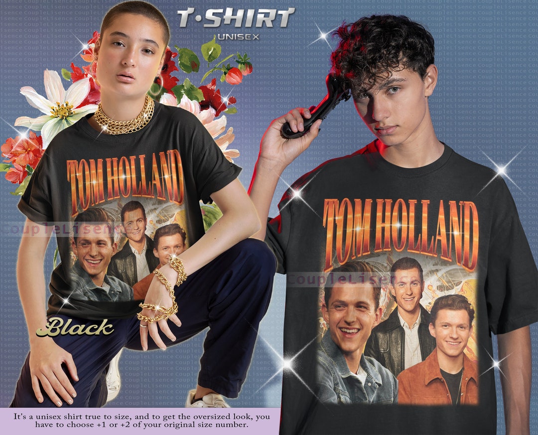 TOM HOLLAND Vintage Shirt Tom Holland Homage Tshirt Tom Holland Fan ...