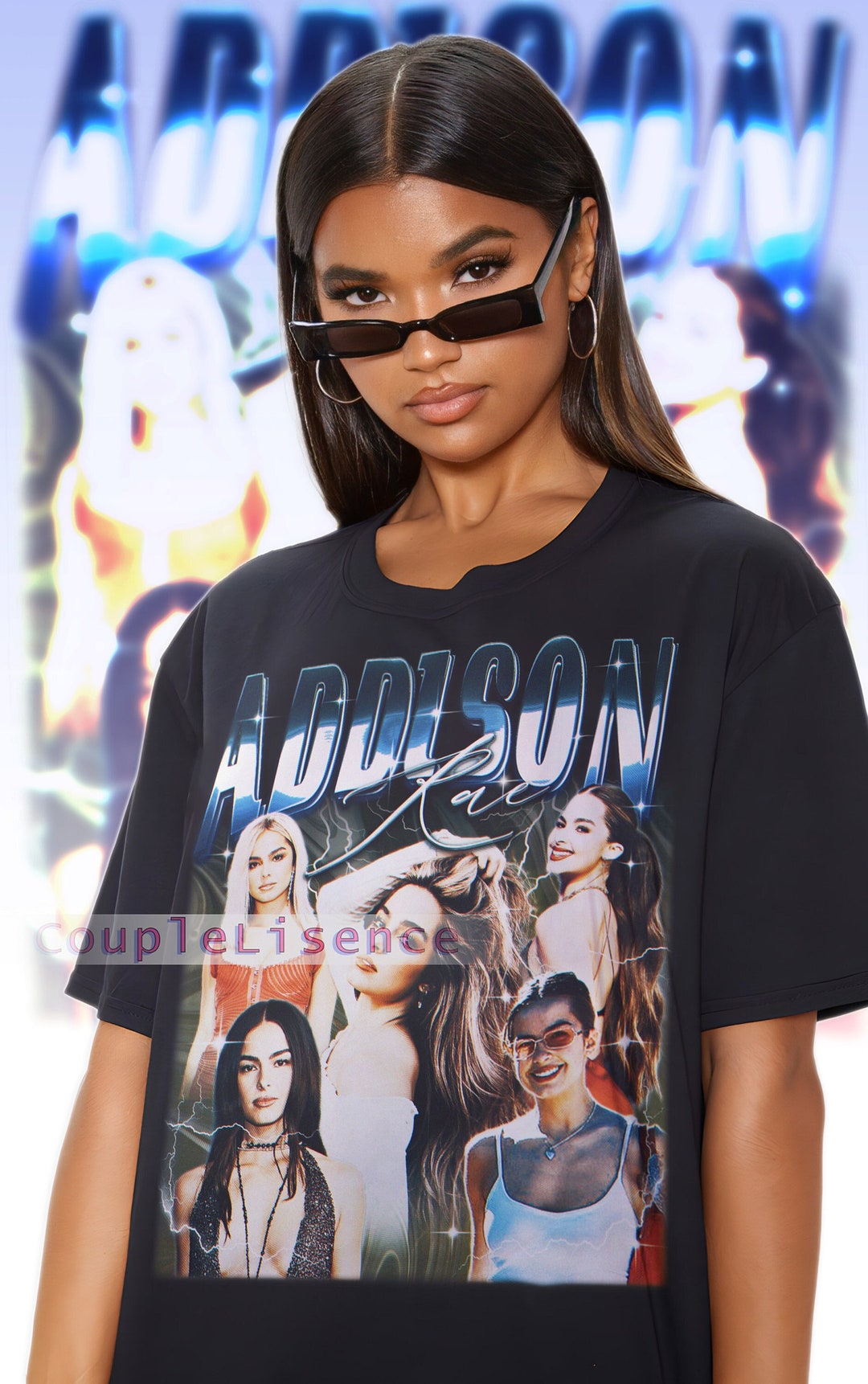 Unisex ADDISON RAE Vintage Addison Rae Homage Fan Tees Addison Rae ...