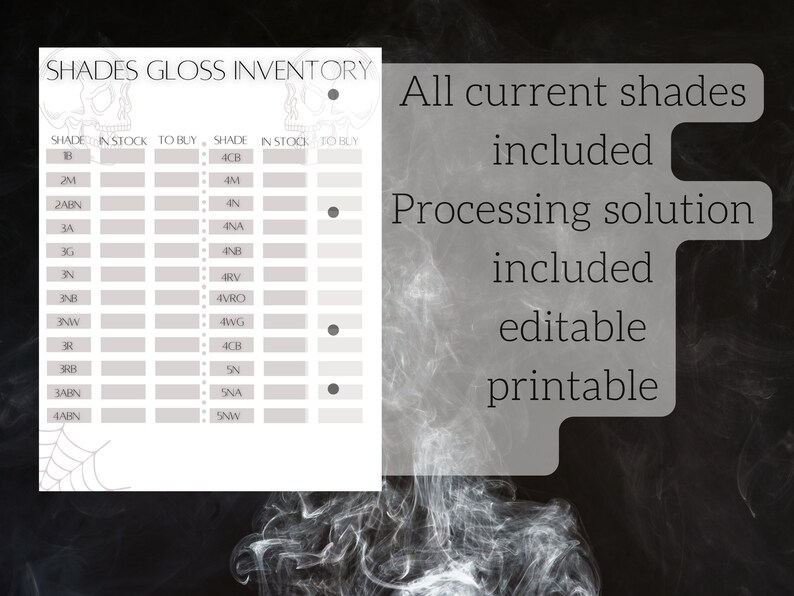 Redken Shades EQ Digital Download, Customizable and Printable for Salon ...