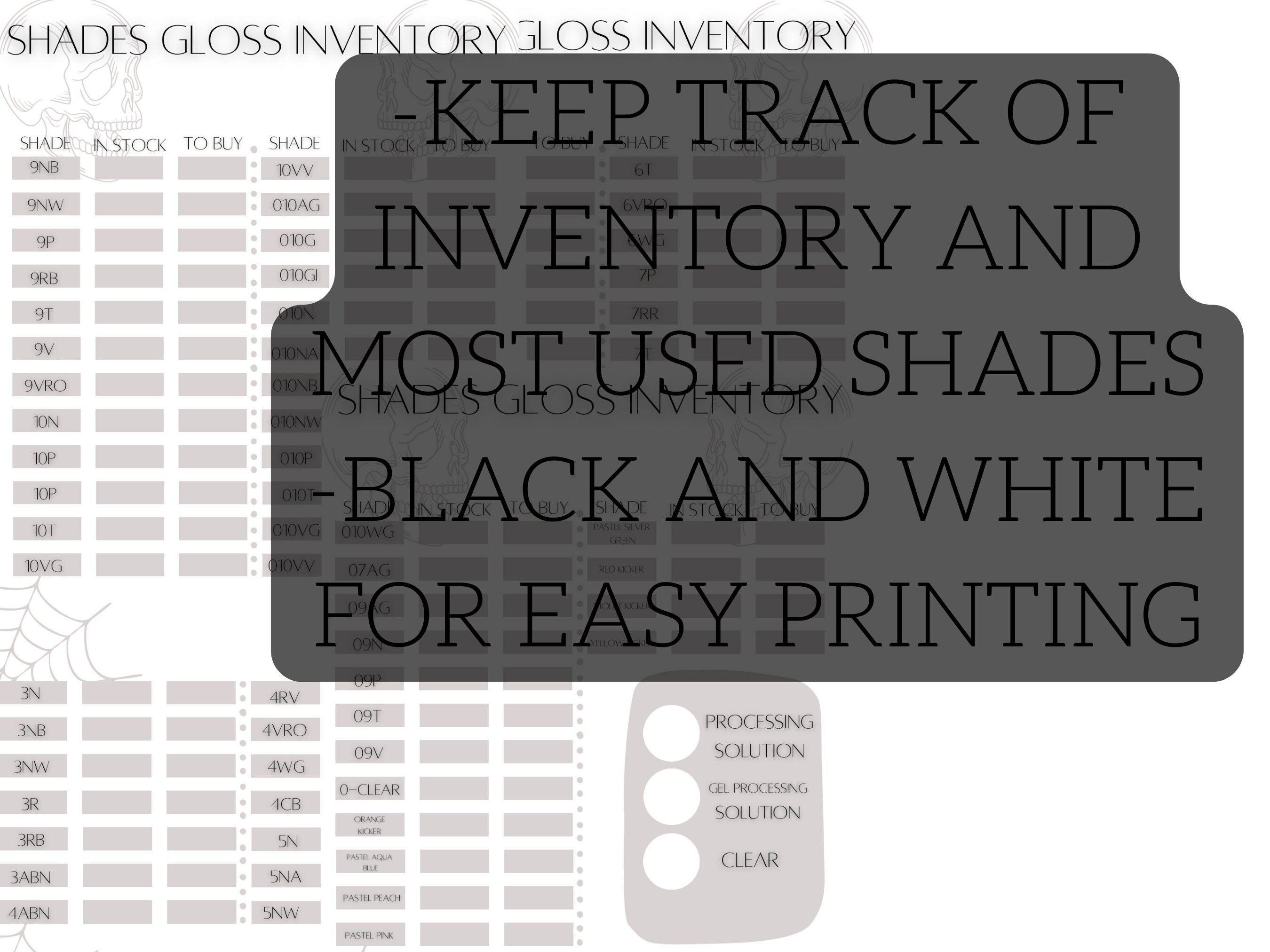 Redken Shades EQ Digital Download, Customizable and Printable for Salon ...