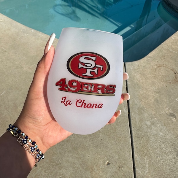 49ers Drinking Glass - Etsy