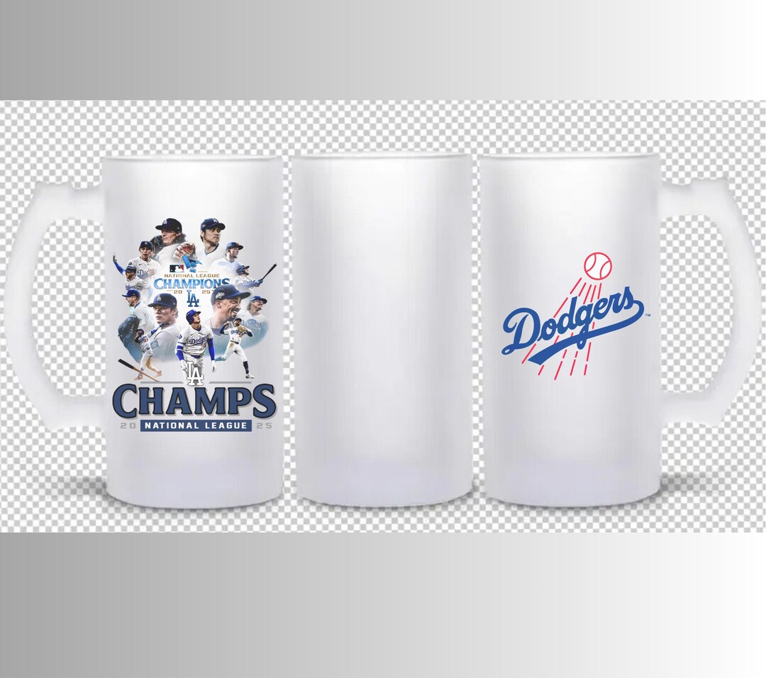 Dodgers Beer Mug - Etsy