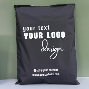 50-1000pcs Personalized Zip Lock Bags,add Your Own Text Clothing Bags ...