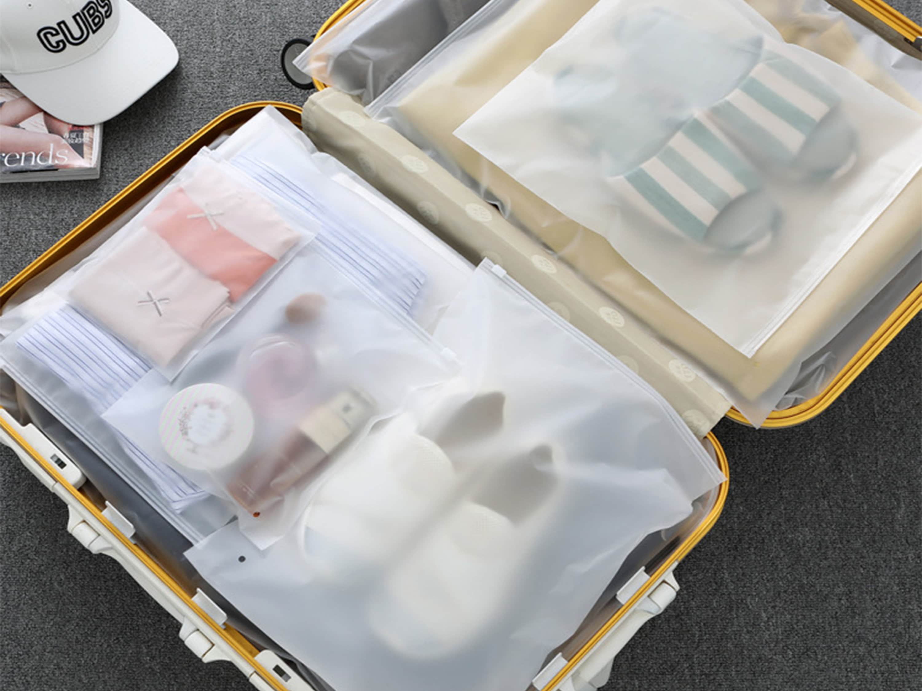 50 1000pcs Custom Frosted Zipper Bagsfrosted Zipper Bags With Etsy