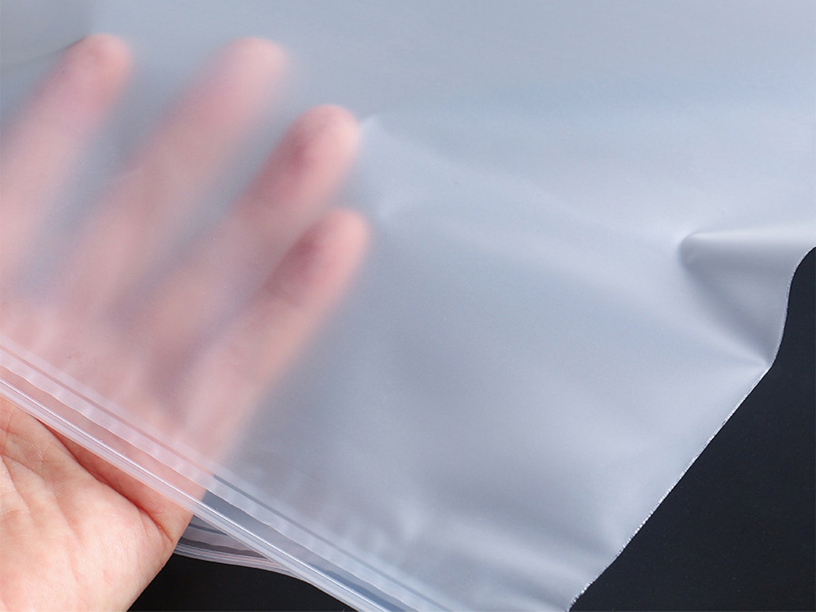 50 1000pcs Custom Frosted Zipper Bagsfrosted Zipper Bags With Etsy