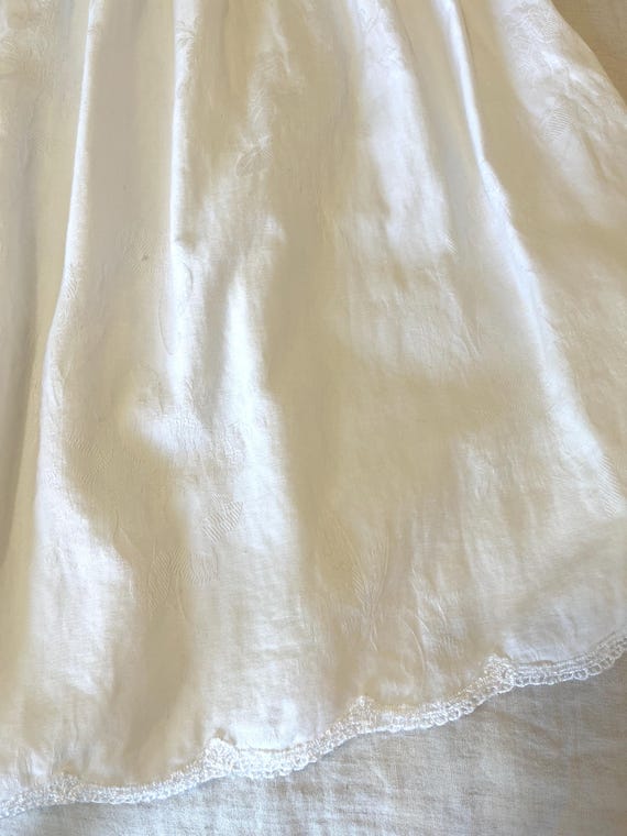 1980s White cotton Cottage Core Skirt - Gem